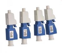 China Fixed Single Mode FC Fiber Optic Attenuator Male to Female 3dB 5dB 10dB 20dB for sale