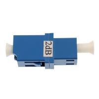China Female to Female LC/UPC Fixed Flange Fiber Optic Attenuator 1-30dB for sale