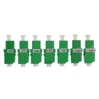 China Female to Female LC/UPC Fixed Flange Fiber Optic Attenuator 1-30dB for sale