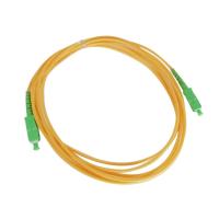 China SM Simplex Sc-Sc APC Optical Fiber Patch Cord  / Armored Fiber Optic Patch Cable for sale