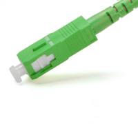 China SM Simplex Sc-Sc APC Optical Fiber Patch Cord  / Armored Fiber Optic Patch Cable for sale