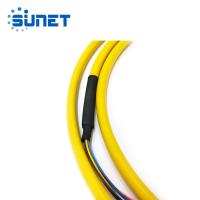 China Singlemode Simplex PVC Sc / Apc Fiber Optic Pigtail G652D Type 12 Cores for sale