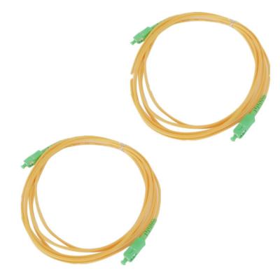China SC APC PVC LSZH G657A Armored Fiber Optic Patch Cord 2.0mm 3.0mm for sale