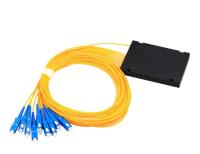 China 1*4 1*8 ABS Box Type Fiber Optic PLC Splitter With SC/APC Connector for sale