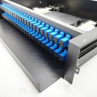 China 48 Cores SC/UPC Fiber Optic Terminal Box Optical Patch Panel for sale