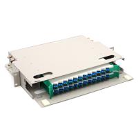 China 24 Cores SC/UPC Fiber Optic Terminal Box Optical Patch Panel ODF for sale