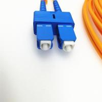 China SC UPC FC UPC Duplex Fiber Optic Patch Cord 2.0mm 3.0mm G657A LSZH PVC for sale