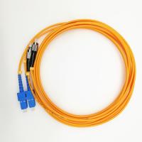China SC UPC FC UPC Duplex Fiber Optic Patch Cord 2.0mm 3.0mm G657A LSZH PVC for sale