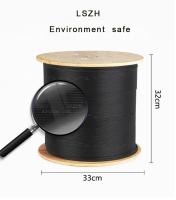 China Single Mode FRP FTTH GJXFH Drop Cable Fiber Optic Cable 2 Cores With 2 Parallel for sale