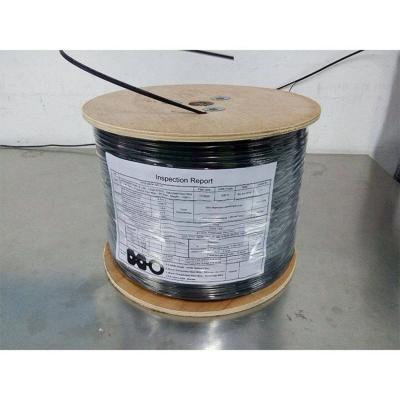 China 1 Core 1km 2km 3km FTTH Drop Fiber Optic Cable Single Mode Indoor Plywood Drum for sale