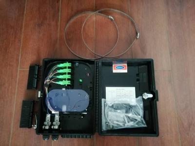 China Indoor Outdoor Fiber Optic FTTH Termination Box 16 Ports ABS IP66 for sale