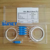 China G652D G657A Fiber Optical PLC Splitter SC UPC APC Steel Tube 1x8 1x16 for sale