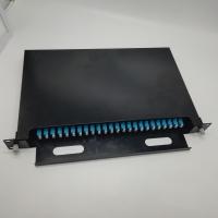 China 48 Cores LC/UPC Fiber Optic Terminal Box Optical Patch Panel for sale