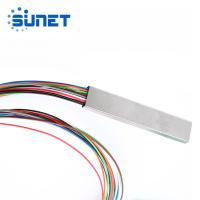 China 1x16 SC/APC Steel Tube Fiber Optic PLC Splitter 1260-1650nm Low Insertion Loss for sale