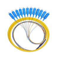 China SC UPC LSZH G657A1 Tight Tube Fiber Pigtail Patch Cord 0.9mm 1m for sale