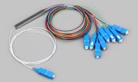 China 1*N Steel Tube Type Fiber Optic PLC Splitter for FTTX System for sale