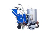 China 125L Tank Auto Dispenser Thermoplastic Line Marking Machine for sale