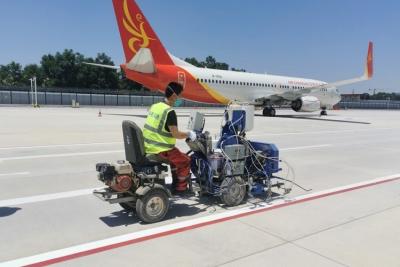 China MMA 2K Quickly Drying Airless Spraying Line Striper Marking Machine for sale