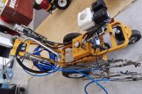 China Gasoline Engine Road Line Parking Lot Stripe Painting Machine for sale