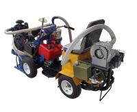 China Grinding  Road  Line Marking Removal Machine With Suction dust for sale