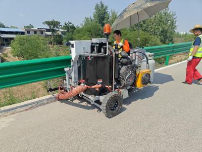 China Mini Driving Thermoplastic Road Line Marking Tricycle Extrution Version for sale