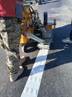 China Two Components 2K Raised line / profile Line Road Marking Machine for sale