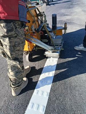 China Two Components 2K Raised line / profile Line Road Marking Machine for sale