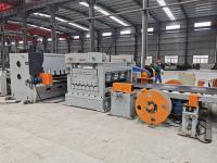 China 8m Light Pole Cut To Length Line Taper Slitting Line 3-8mm Thickness 1800mm Width for sale