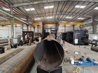 China CNC Pole Shut-Welding Machine HM2500/13000 for 500-2500mm Diameter Monopoles and 5G Poles for sale