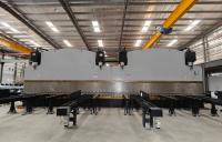 China 1000mm Throat Depth CNC Hydraulic Press Brake 2x650 Ton Capacity for Light Pole Manufacturing for sale