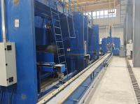 China 650T 6500mm Tandem Hydraulic Press Brake for Light Pole and High Mast Production with 2×45kW Motors for sale