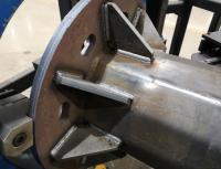 China CMC Robot Base Plate and Flange Welding Machine 12m 300mm for sale