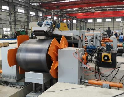China Steel Coil Cutting Machine 6 X 1600 - 2-6mm Thickness, 800-1600mm Width for Light Pole Manufacturing for sale