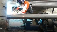 China Light Pole Base Plate Welding Rotator Model R500 for sale