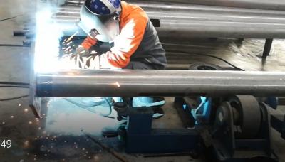 China Light Pole Base Plate Welding Rotator Model R500 for sale