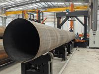 China High Mast Assembly Straightening Machine HJZ-1800 for Monopole 5G Pole 1800mm Diameter for sale