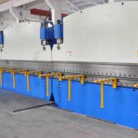 China CNC Tandem Press Brake 2-WE67K-400/7000 400T 7m for Light Pole Bending for sale