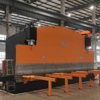 China 400 Ton CNC Hydraulic Press Brake 8000 mm Working Length DELEM DA53T Control for sale