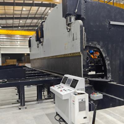 China 1200 Ton CNC Tandem Hydraulic Press Brake 6250mm Table Length for Monopole Making for sale