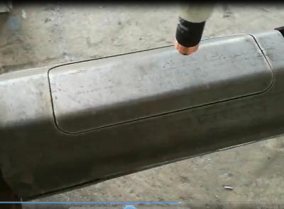 China CNC Light Pole Door Cutting Machine 350mm Max Diameter 2000mm Cutting Length with Hypertherm Plasma for sale