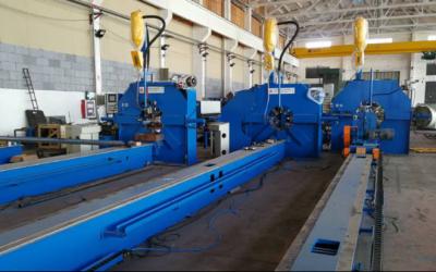 China CMC 500/12000 Light Pole Shut-Welding Machine - 60-500mm Diameter, 12m Length Capacity for sale