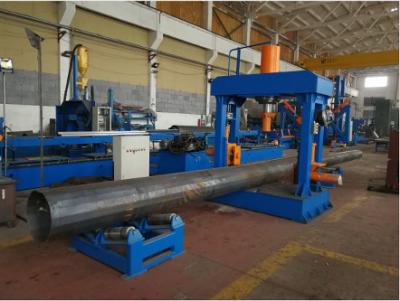 China CMC 450 Seam Welder for 3m Polygonal Light Pole Welding Machine 60-450mm for sale