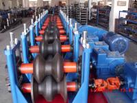China Steel Two Waves 3.0mm Guardrail Roll Forming Machine with 20.7KW Power and 10m/min Production Speed for sale