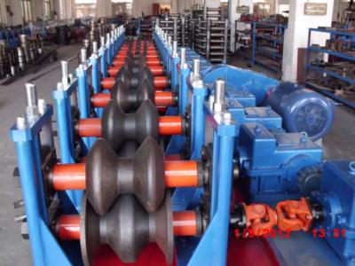 China Steel Two Waves 3.0mm Guardrail Roll Forming Machine with 20.7KW Power and 10m/min Production Speed for sale