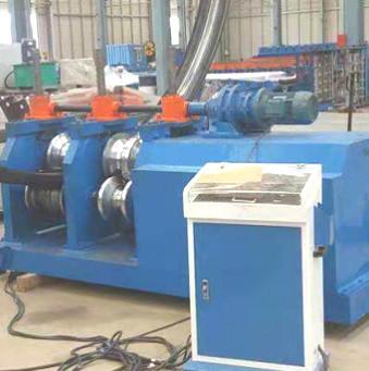 China Guardrail Steel 15KW 3 Roller Plate Bending Machine for 2.5-4mm Thickness with 750mm Width Capacity for sale