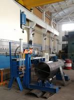China Model 680/2000 CNC 2000mm Light Pole Door Cutting Machine with 680mm Max Diameter and 12000mm Length Capacity for sale
