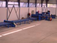 China 37kW Light Pole Cut-to-Length Line with Taper Slitting - 2-6mm Thickness, 800-1600mm Width, 12000mm Length Capacity for sale