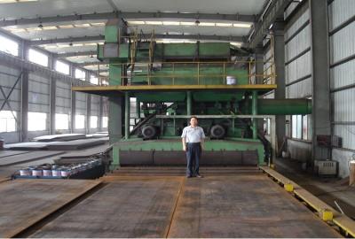 China Heavy H Beam Shot Blasting Machine HPG1810 5-60mm Steel Cleaning Equipment for sale