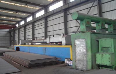 China JPG126 75kW Shot Blasting Machine - 1200mm Steel Plate Surface Cleaning with Digital Control for sale