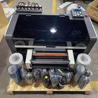 China UV DTF Printer 2 Head XP600 42CM A2 Roll to Roll Printer for Sticker Decal for sale